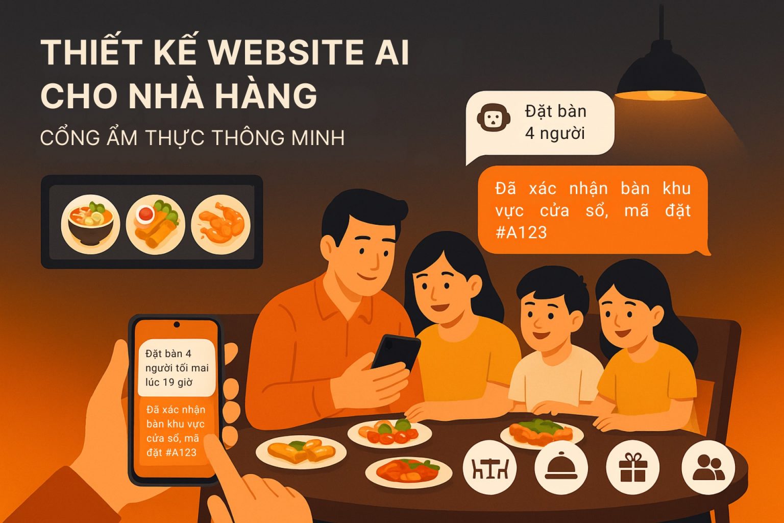 Thiết kế Website AI cho Nhà hàng - Wecan GroupWecan Group